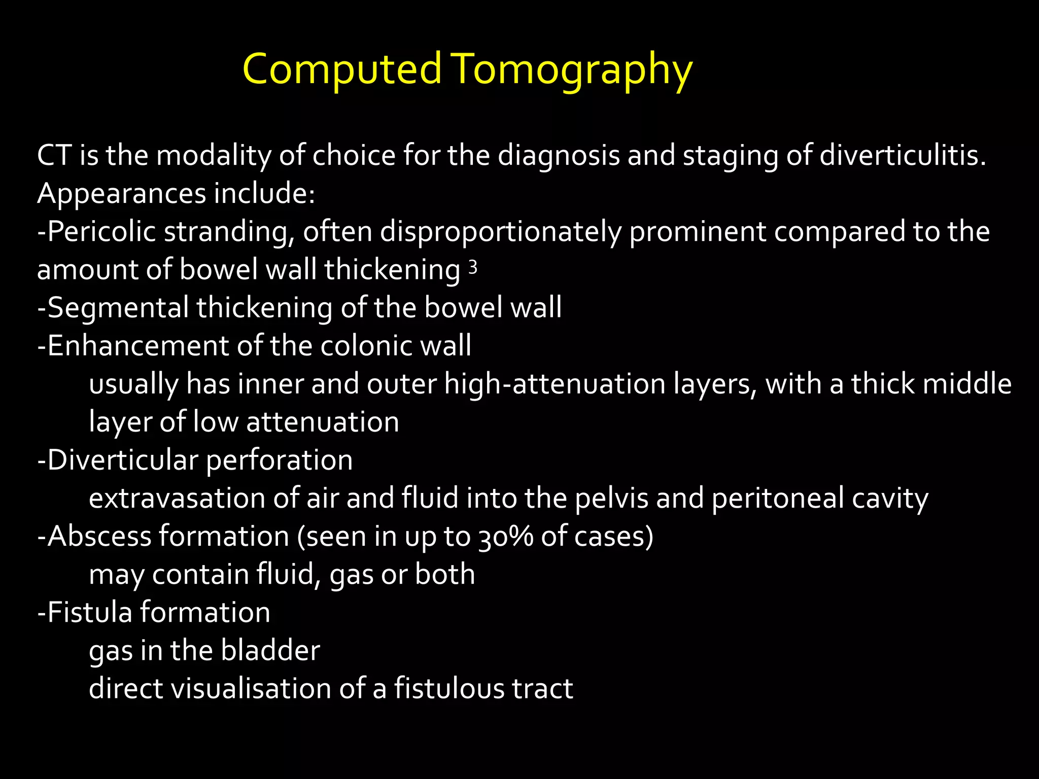 Imaging of Acute Diverticulitis | PPTX