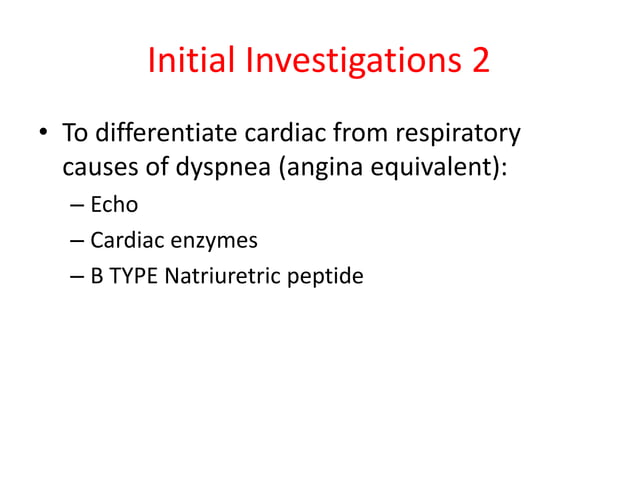 clinical approach to Acute Dyspnea | PPTX