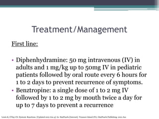 Acute Dystonia