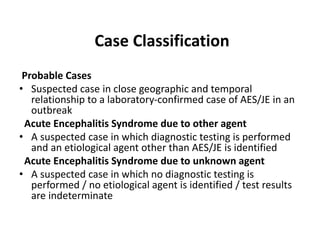 Acute encephalitis syndrome | PPTX