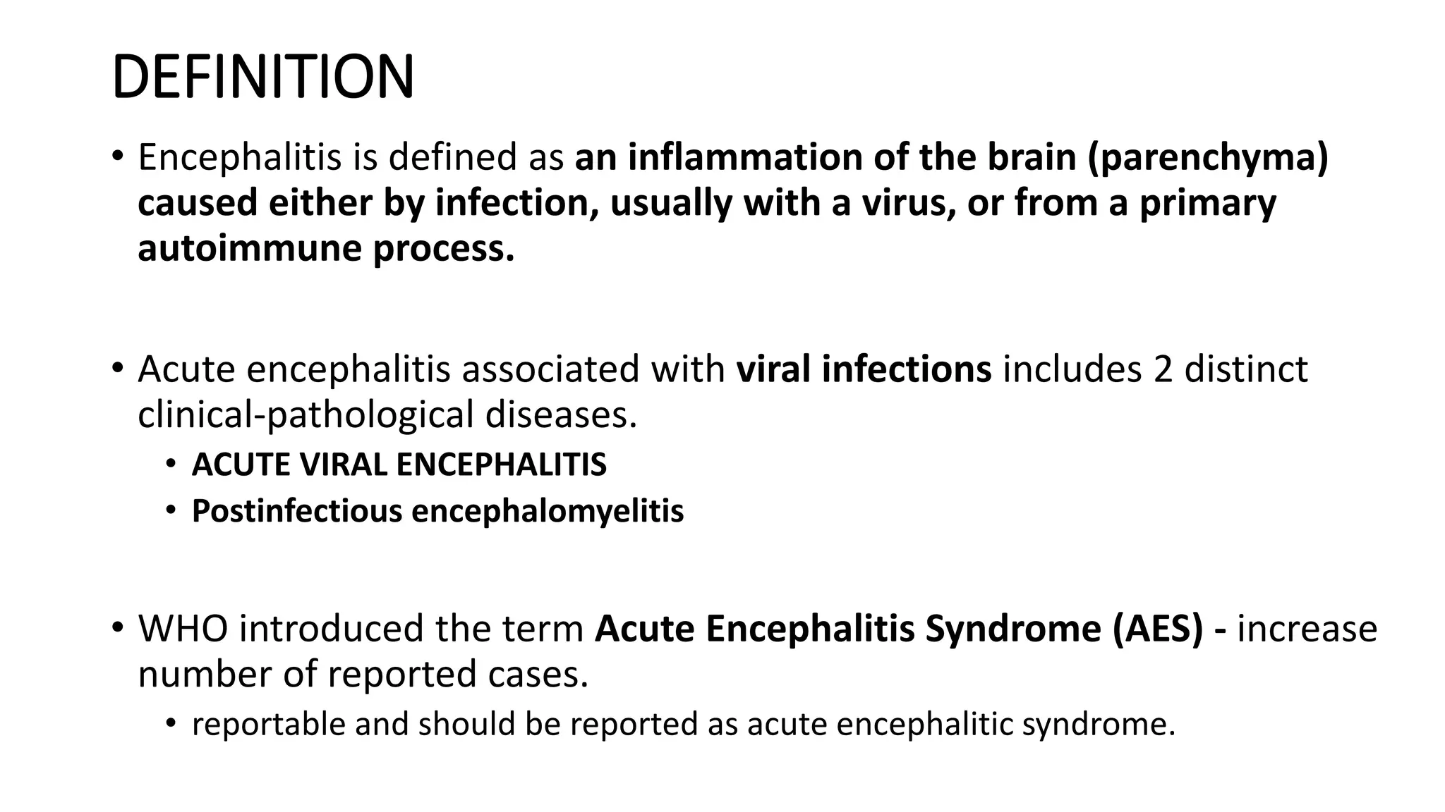 Acute encephalitis syndrome final shivaom | PPTX | Infectious Diseases | Diseases and Conditions