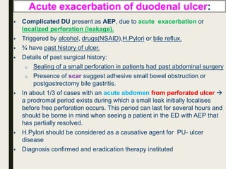 Acute epigastric pain | PPTX