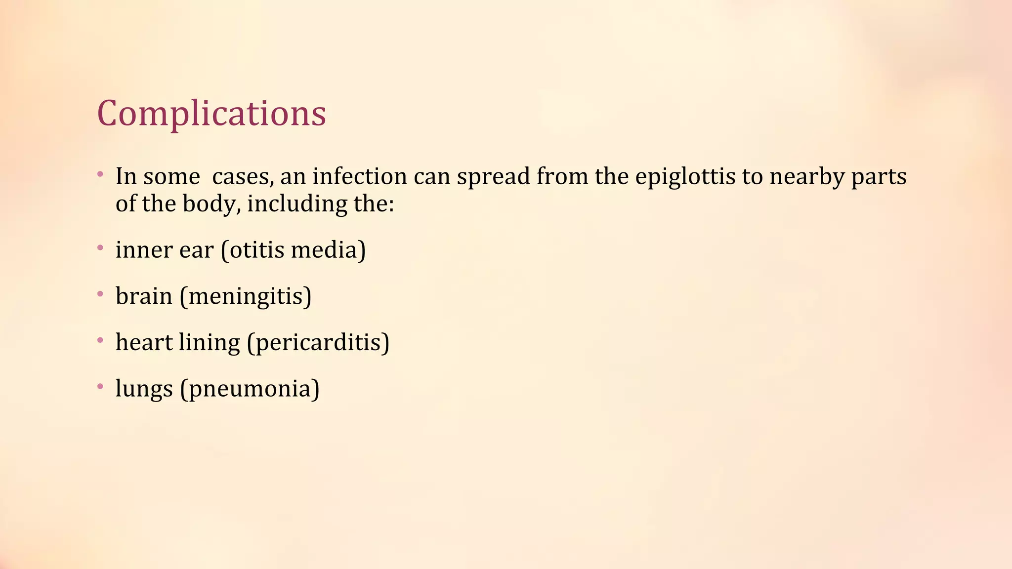 Acute epiglottitis | PPT