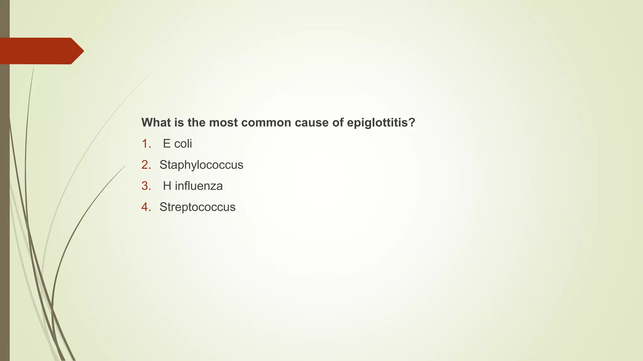 Acute epiglottitis | PPTX