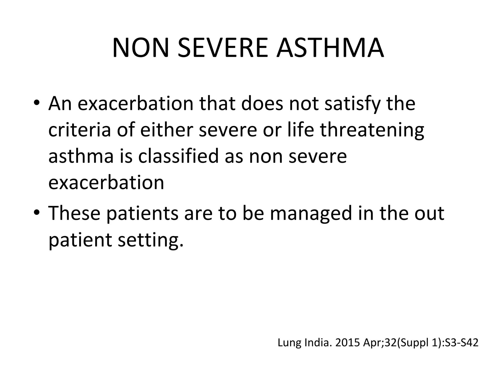 Acute exacerbation of asthma | PDF