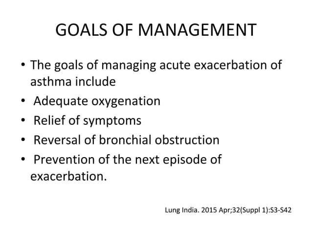 Acute exacerbation of asthma | PDF | Lung and Respiratory Health ...