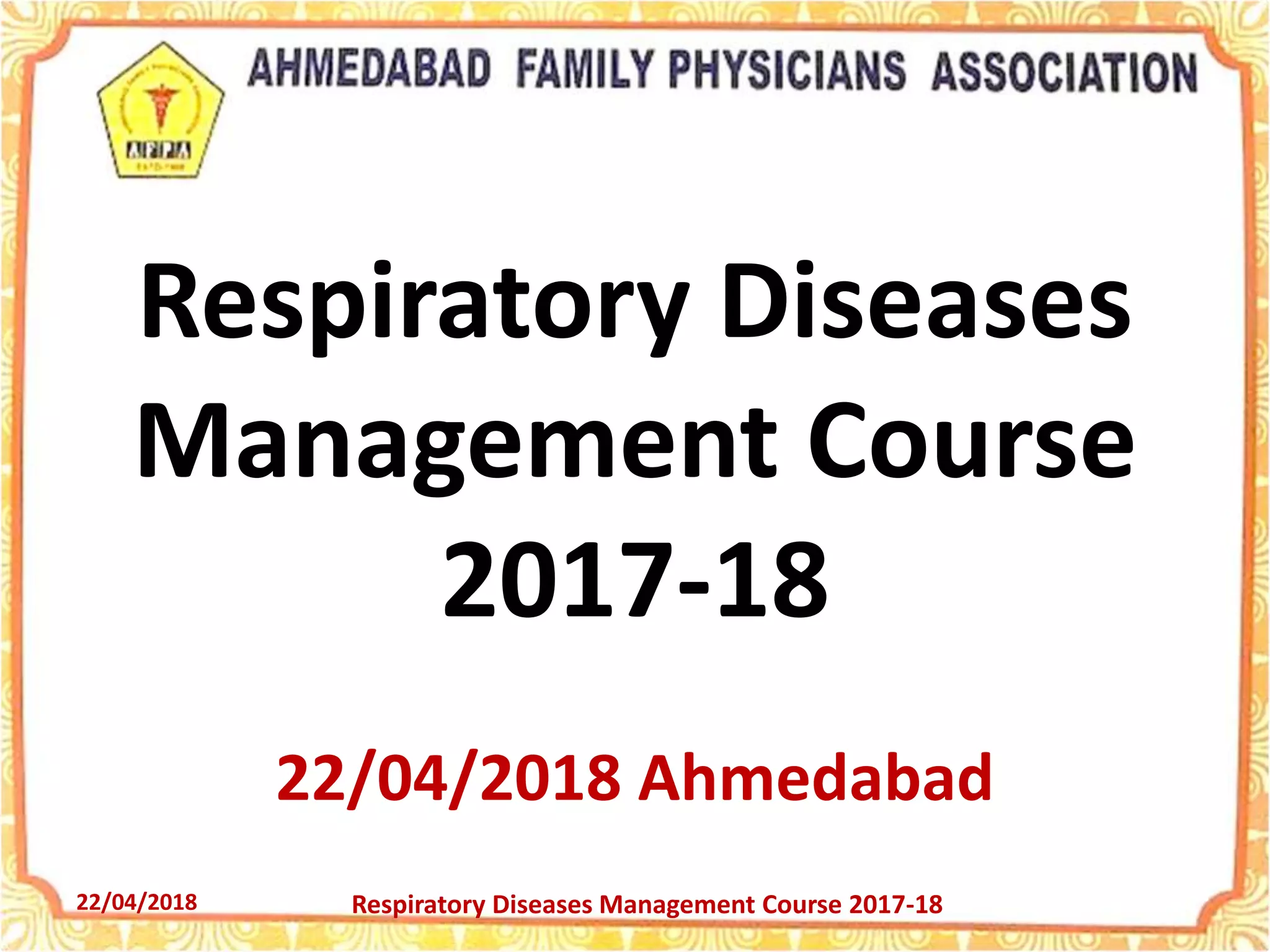 Acute exacerbation of bronchial asthma dr. mukesh bhatt afpa_rdmc_06 ...