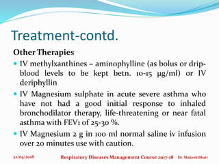Acute exacerbation of bronchial asthma dr. mukesh bhatt afpa_rdmc_06 ...