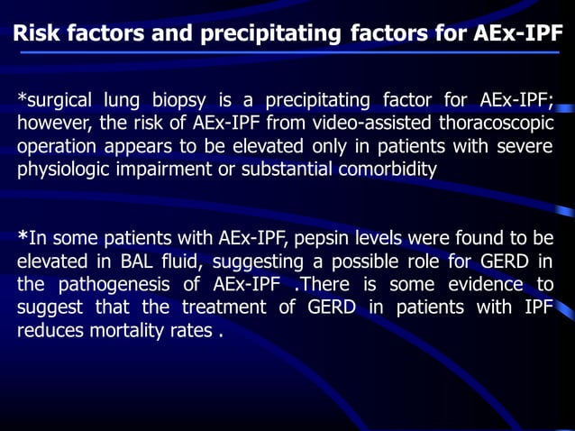 Acute Exacerbation of IPF | PPT