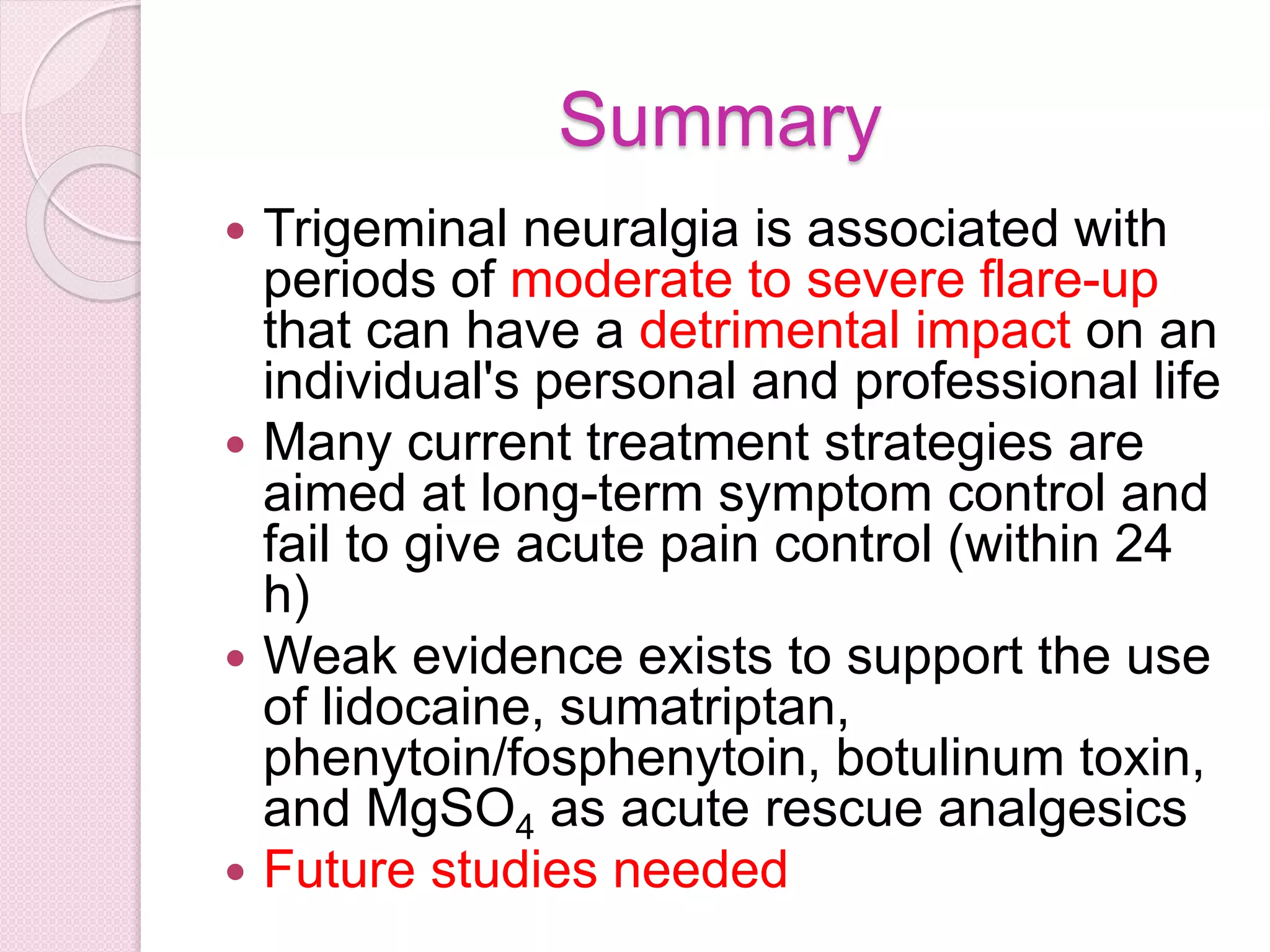 Acute Exacerbation of Trigeminal Neuralgia.pptx