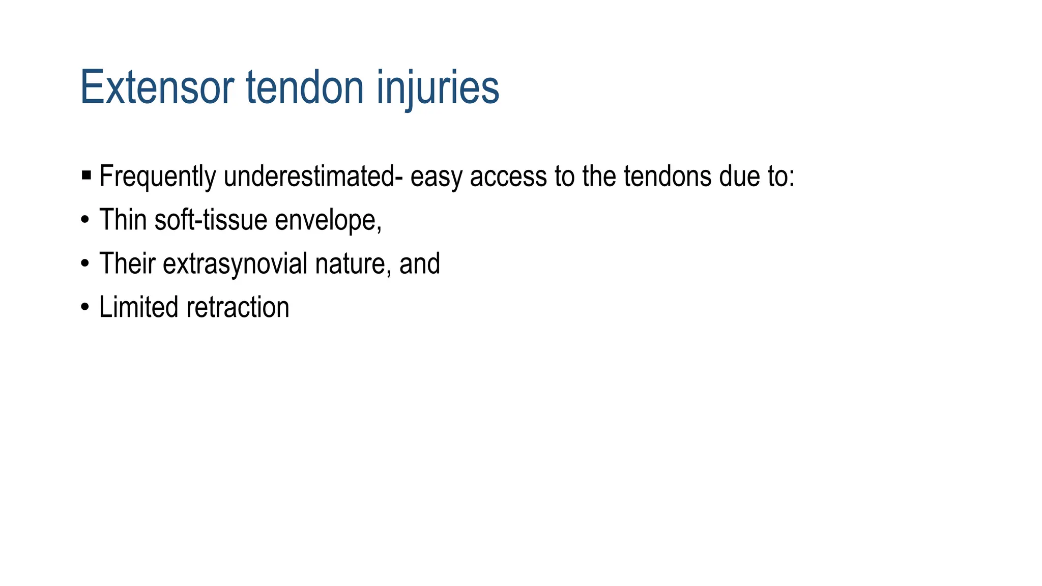 Acute Extensor tendon injuries diagnosis and management.pptx