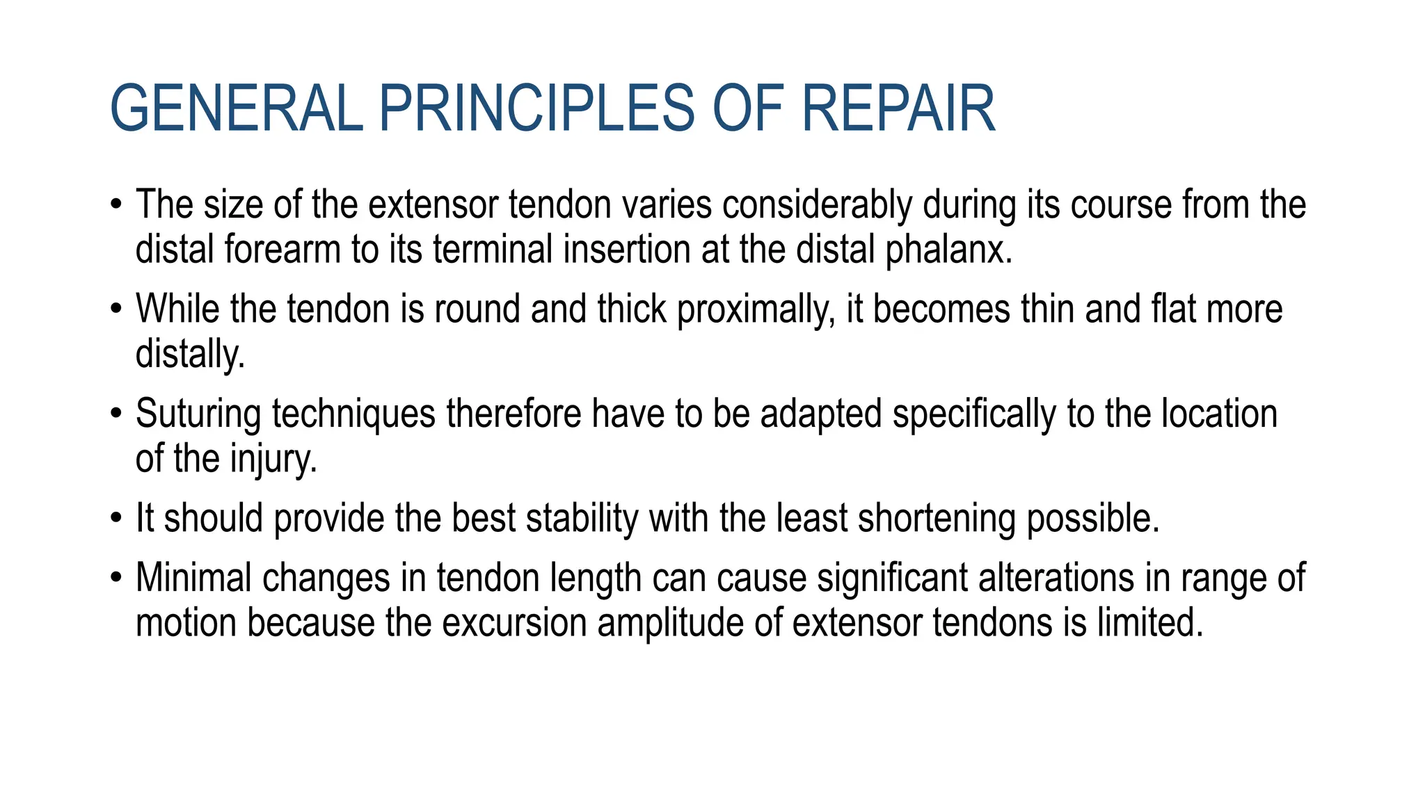 Acute Extensor tendon injuries diagnosis and management.pptx | Death ...