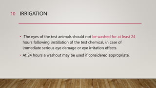 Acute eye irritation OECD 405 m pharm cology 2nd sem..pptx