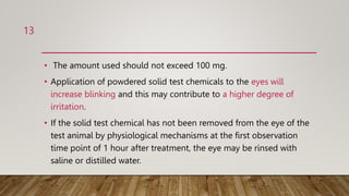 Acute eye irritation OECD 405 m pharm cology 2nd sem..pptx