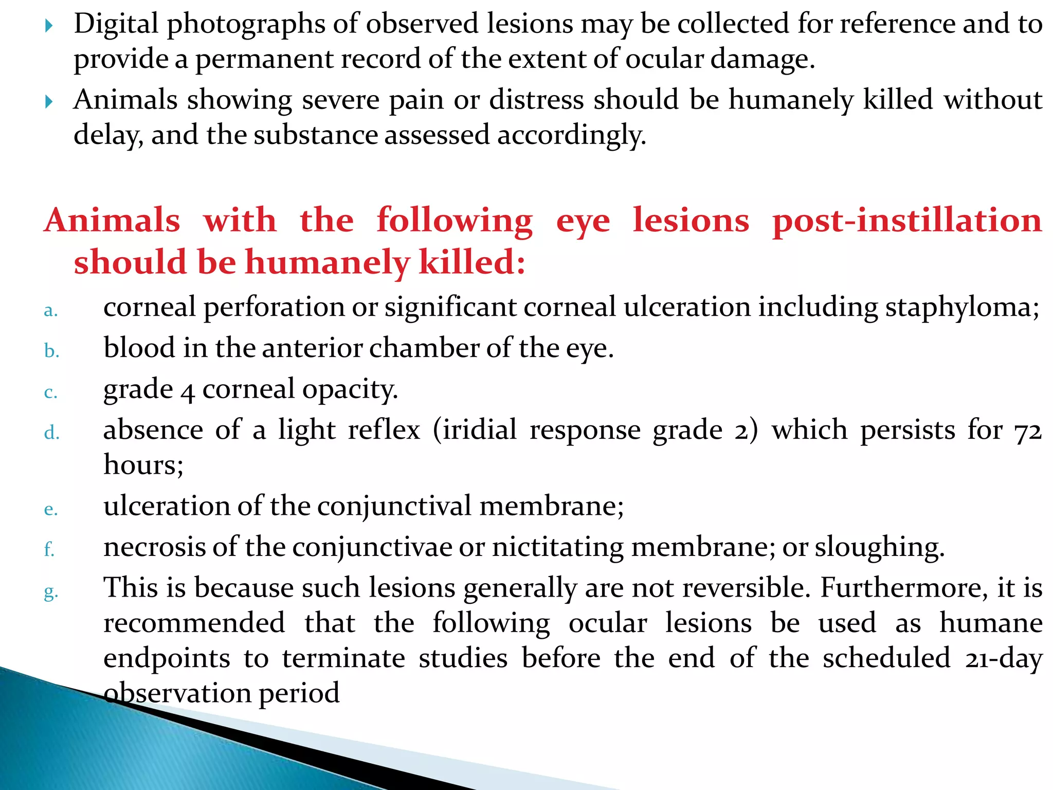 Acute eye irritation/corrosion- 405 | PPTX
