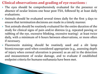 Acute eye irritation/corrosion- 405 | PPTX