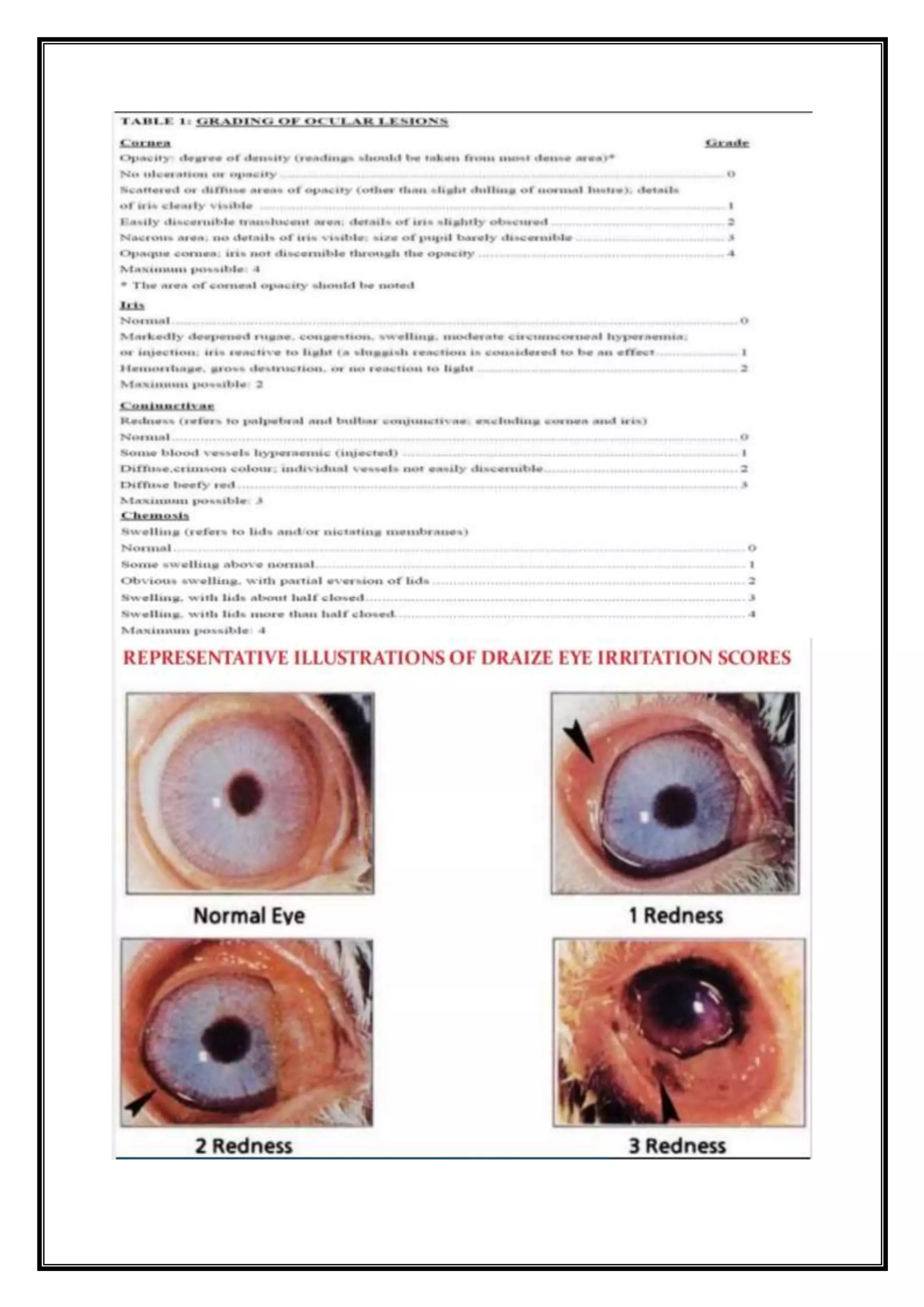 Acute eye irritation(1) | DOCX