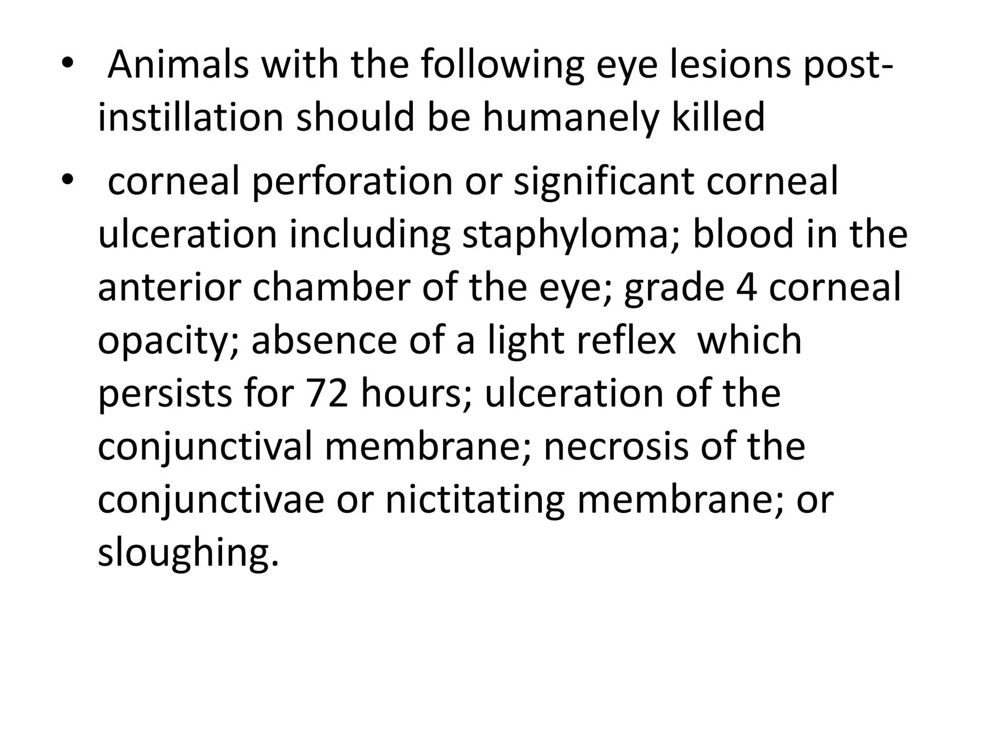 Acute eye irritation oecd | PPTX