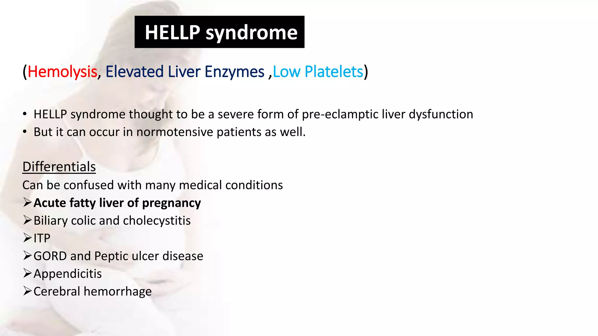Acute fatty liver of pregnancy | PPTX