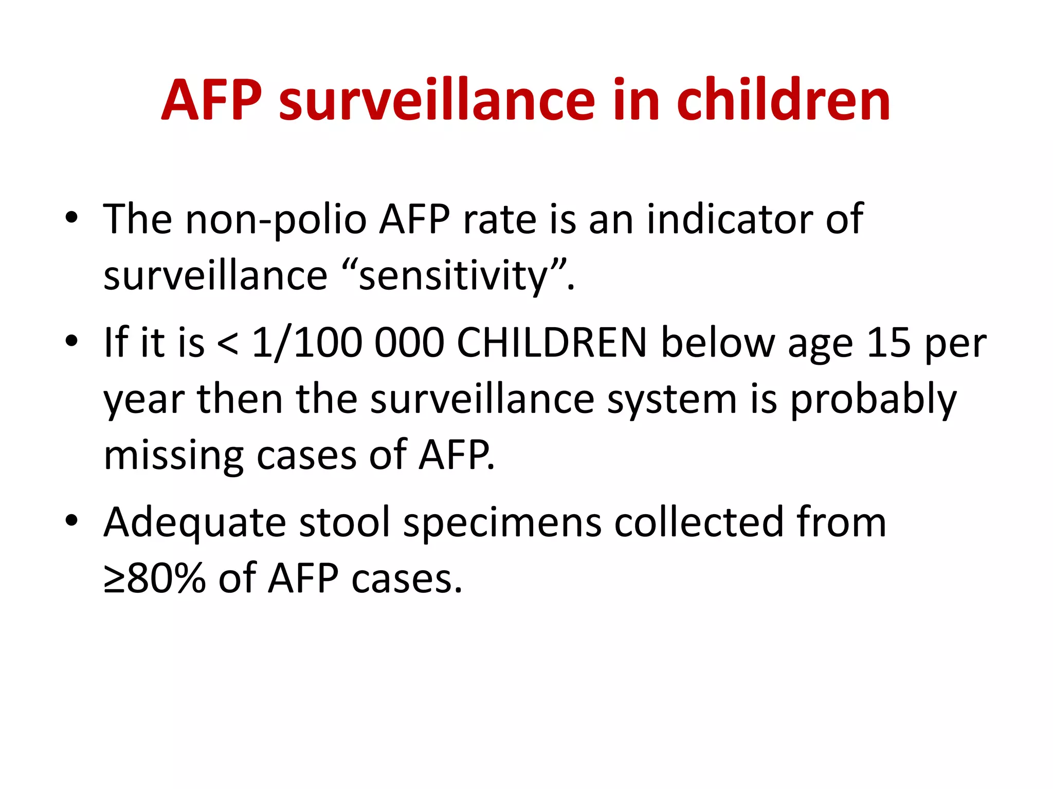 Acute flaccid paralysis (AFP) | PPTX