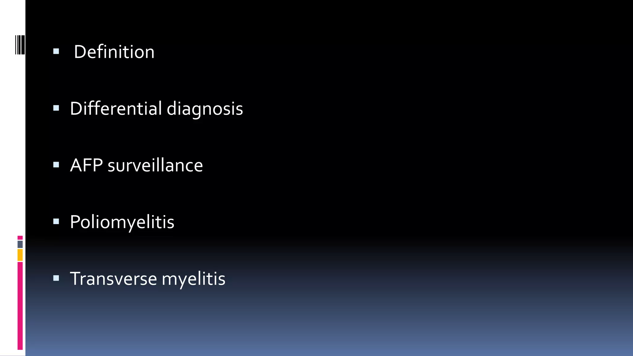 Acute Flaccid Paralysis Polioandtm Pptx
