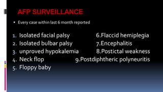 Acute flaccid paralysis (polio&tm) | PPTX