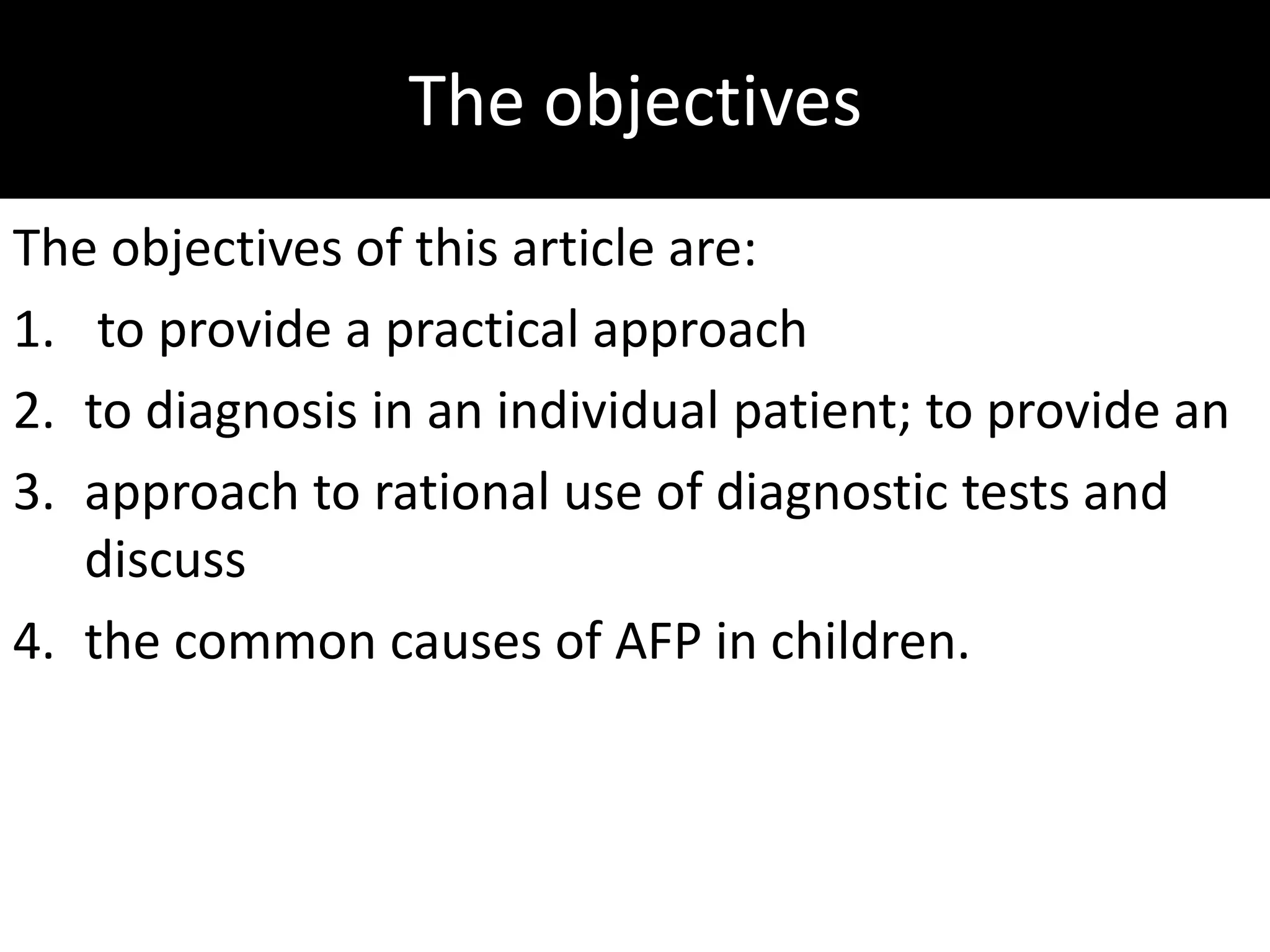 acute flacid paralysis approach-2.pptx