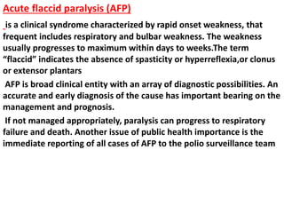acute flacid paralysis approach-2.pptx