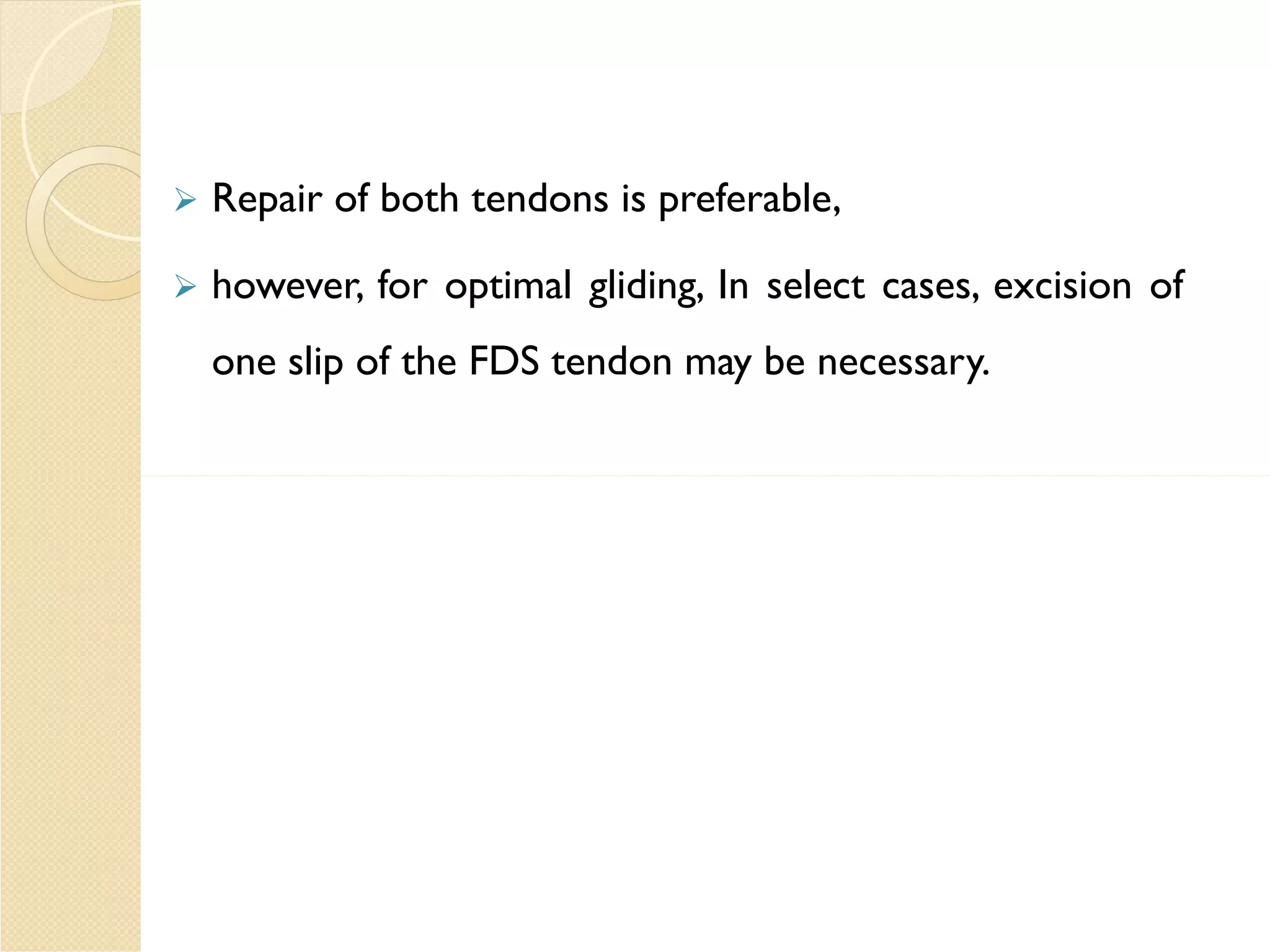 Acute flexor tendon injuries z 1 | PDF