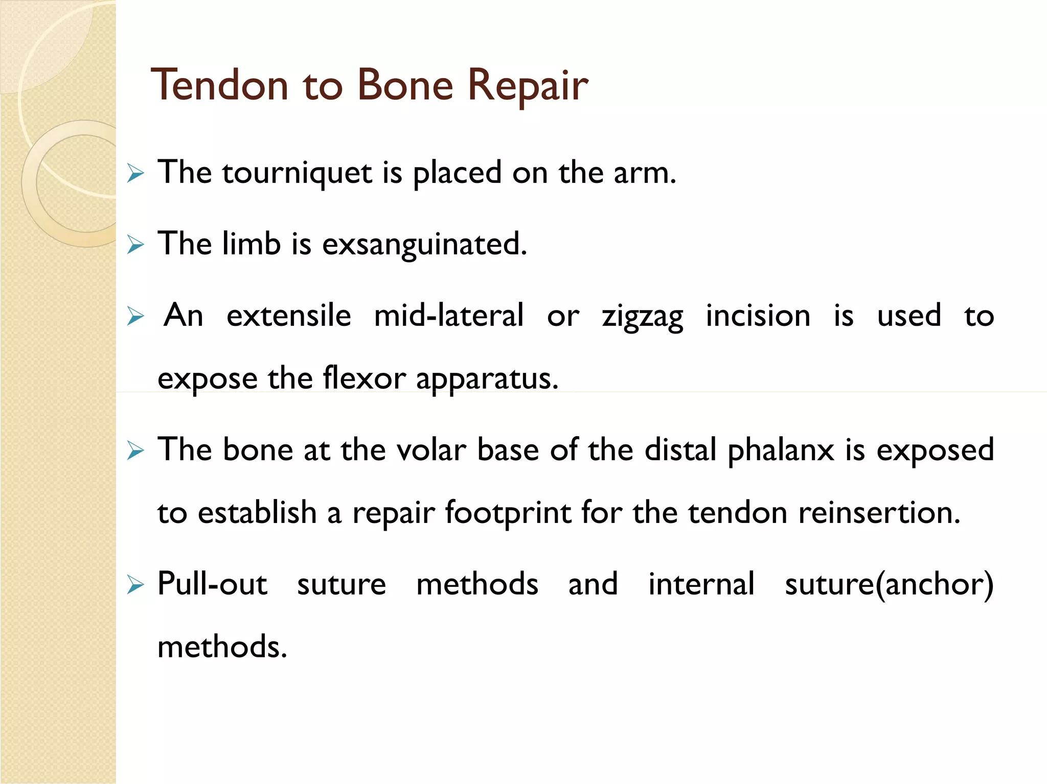 Acute flexor tendon injuries z 1 | PDF