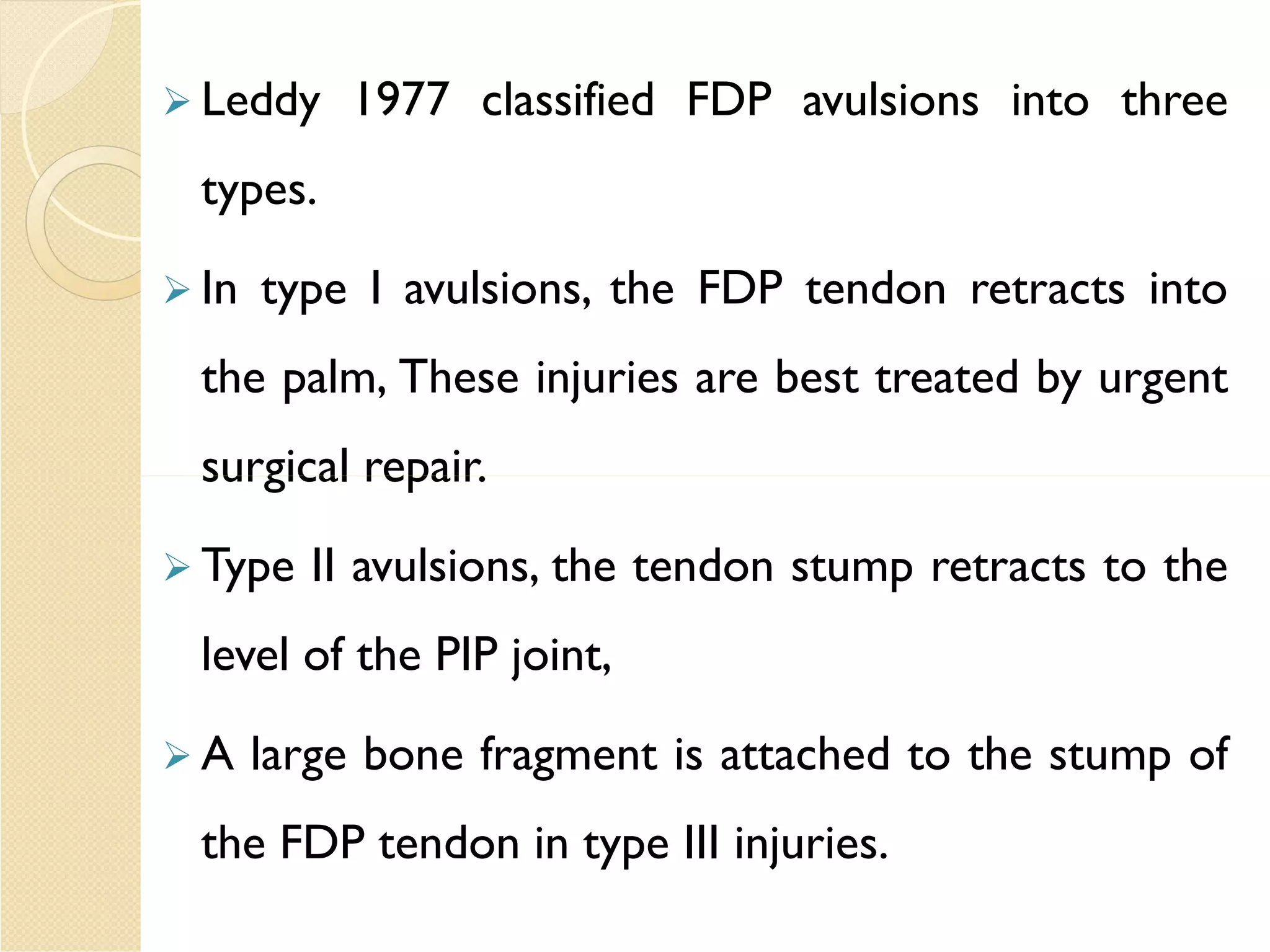 Acute flexor tendon injuries z 1 | PDF