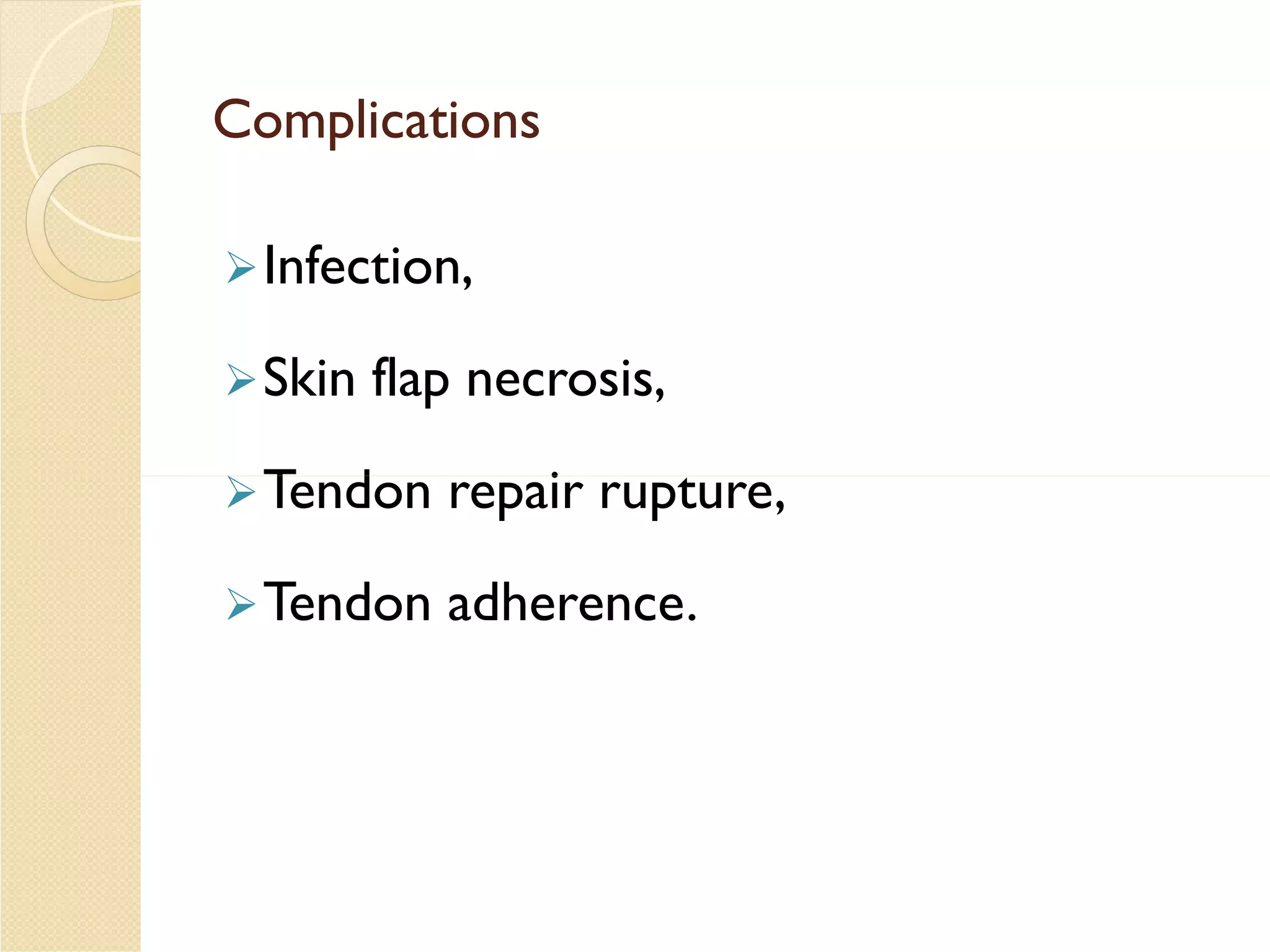 Acute flexor tendon injuries z 1 | PDF