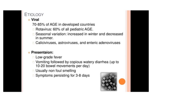 Acute Gastroenteritis in children and adolescent | PPTX | Digestive ...