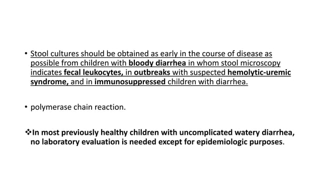 Acute Gastroenteritis in children and adolescent | PPTX | Digestive ...