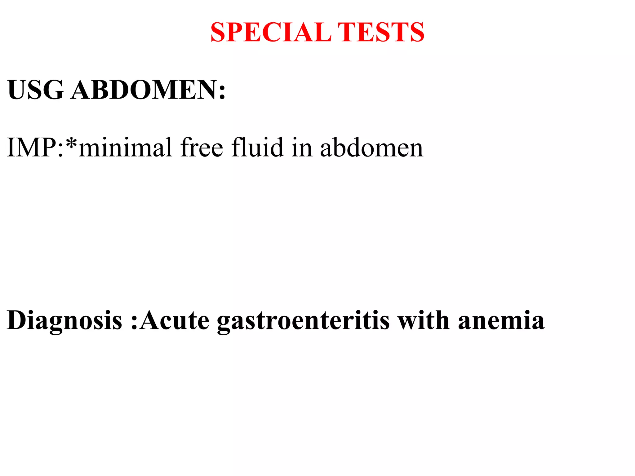 Acute gastroenteritis case study | PPTX