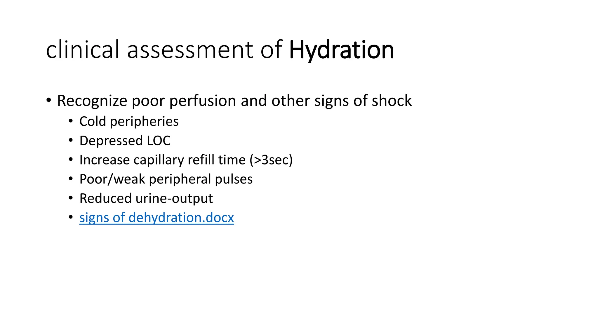 Acute gastroenteritis and fluid management | PPTX