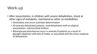 Acute gastroenteritis and fluid management | PPTX
