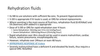 Acute gastroenteritis and fluid management | PPTX