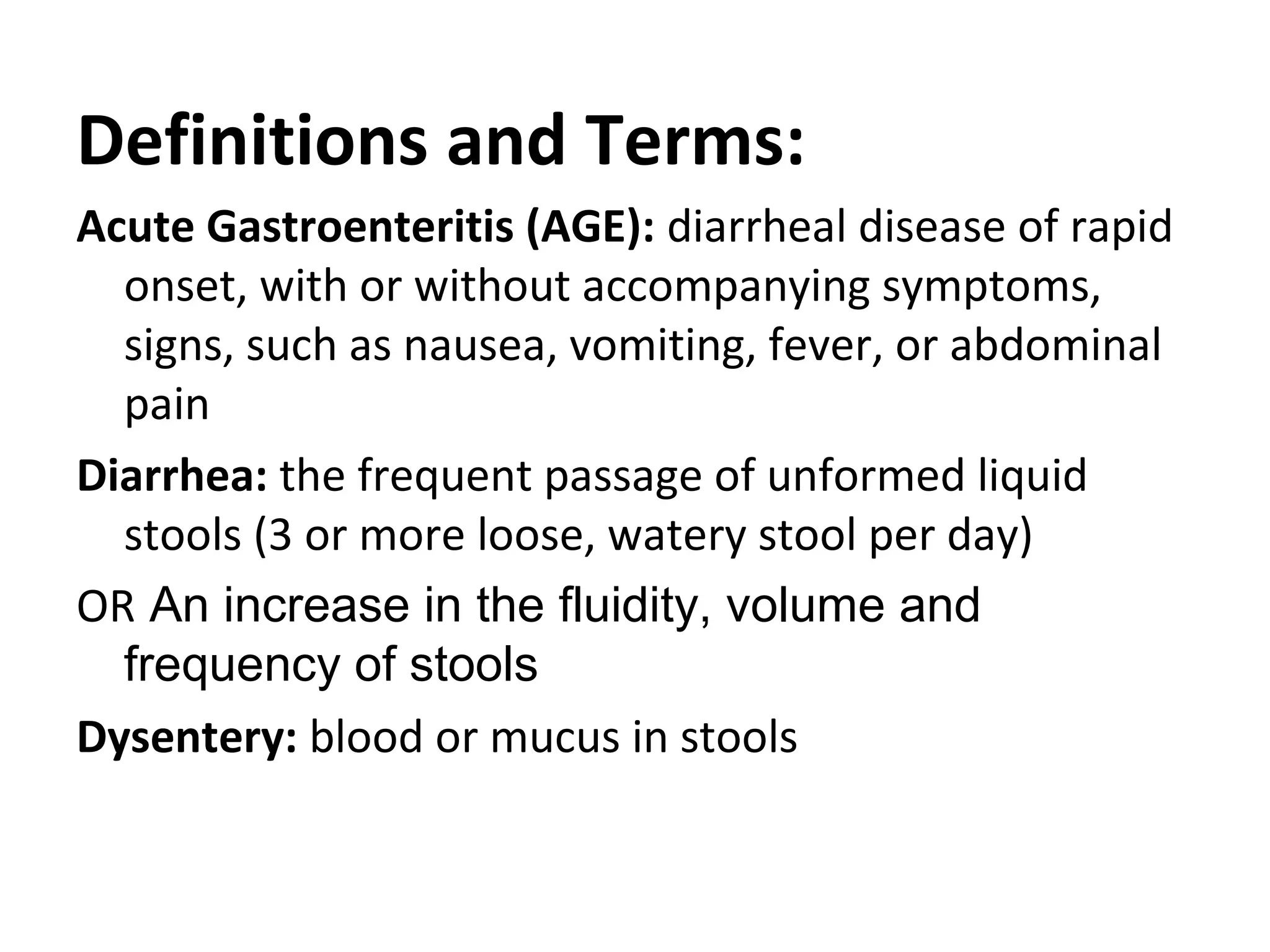 Acute gastroenteritis in children | PPT