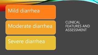 Acute gastroenteritis, lactose intolerance and chronic diarrhoea | PPTX