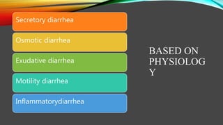 Acute gastroenteritis, lactose intolerance and chronic diarrhoea | PPTX