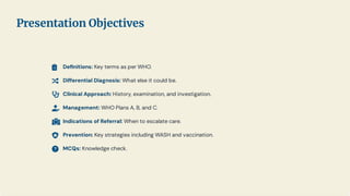 SHARED PRESENTATION ON Acute Gastroenteritis WHO Guidelines.pdf WHO ...