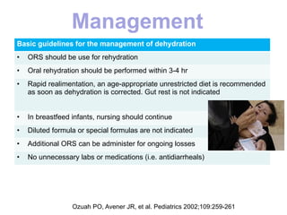 Acute Gastroenteritis Management in Paediatric Patients | PPTX