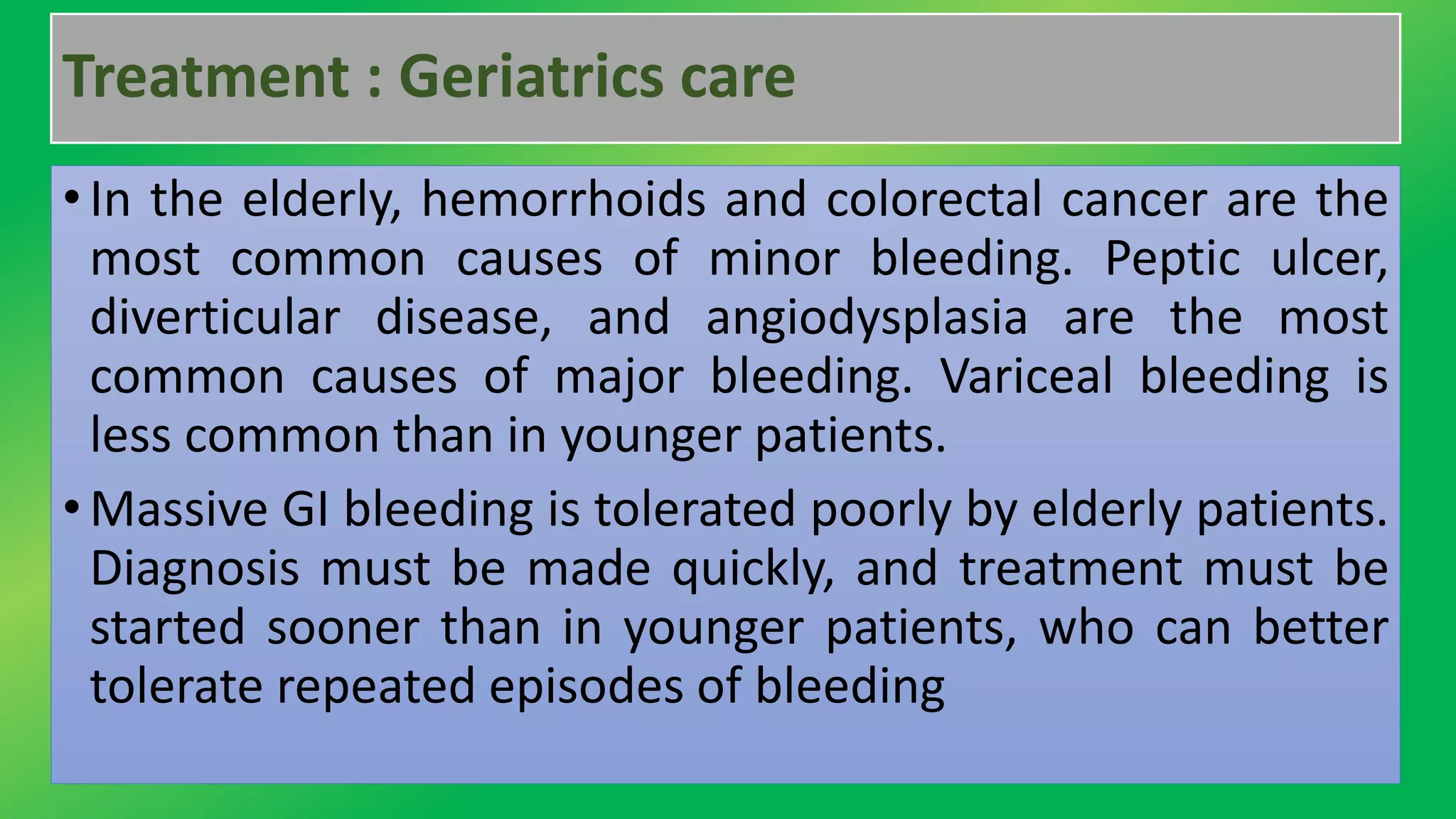 Acute GI bleed | PPTX