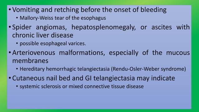 Acute GI bleed | PPTX | Digestive Disorders | Diseases and Conditions