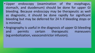Acute GI bleed | PPTX