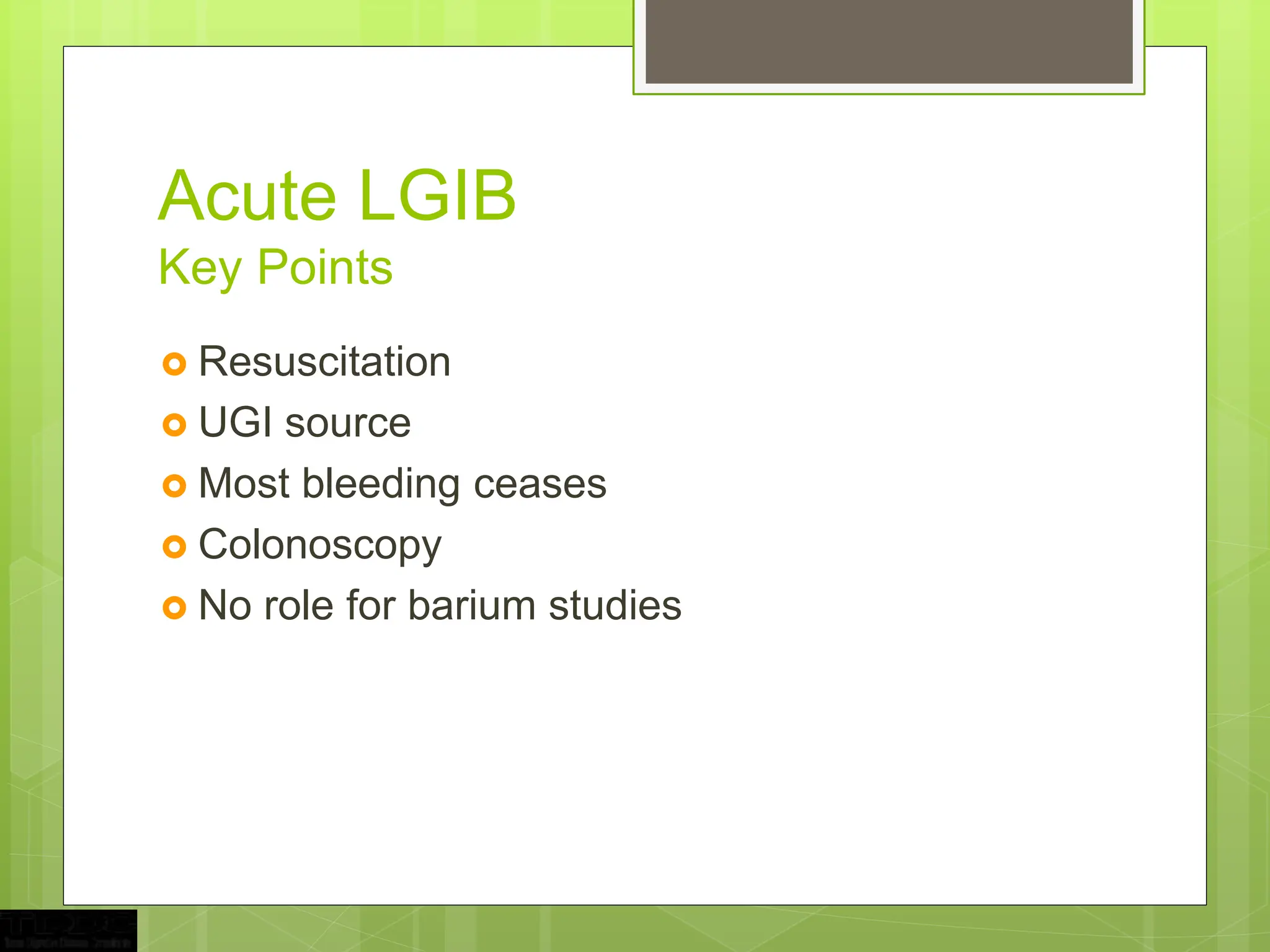 Acute GI Bleedding .ppt