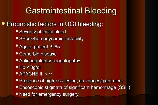 Acute gi b leed (revised) (p) copy | PPT