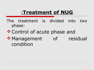Acute gingival conditions | PPT