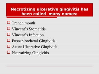 Acute gingival conditions | PPT